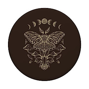 Butterfly Grunge Fairycore Aesthetic Luna Moth Mushrooms Y2K PopSockets Swappable PopGrip