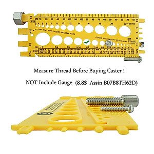 AAGUT 4 Inch Brake Stem Casters 1/2"-13x1-1/2", Swivel Stem Caster, Grey Wheel Industrial Castors Heavy Duty Replacement for Carts Set of 4