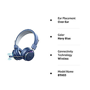 iClever Kids Bluetooth Headphones LED Light Up - 360° Extendable Microphone - 85/94 dB Safe Volume, 35Hrs Playtime, Shareport, Foldable Wireless Headphones for Kids/PS4/Xbox One/Switch/PC/Tablet