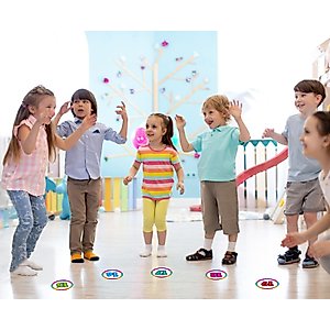 Flyab 36pcs Line up Spots for Classroom Floor 4" Floor Numbers for Classroom Lining up Line up Stickers Classroom Floor Line up Dots for Classroom Floor Back to School Preschool Kindergarten Classroom