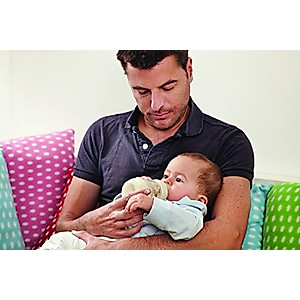 MAM Baby Bottle Sterilizer, Microwave Steam Baby Bottle Sterilizer with MAM 5-Ounce Anti-Colic Baby Bottle and Nipple Tong, 3-Pieces, Green