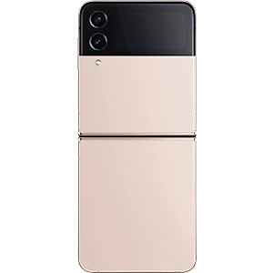 SAMSUNG Galaxy Z Flip4 5G 128GB 8GB RAM Factory Unlocked (GSM Only | No CDMA - not Compatible with Verizon/Sprint) - Pink Gold