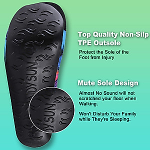 RANDY SUN Womens and Mens Barefoot Quick-Dry Socks, Not Waterproof Sand Shoes for Sim Racing Beach Swim Surf Yoga Jogging Aerobics Exercise(1 Pair Black Ankle L)