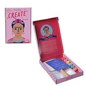 Kids Crafts Create Like Frida: Mirror Painting Kit with Decorative Decal Stickers Arts and Crafts DIY Kit for Girls