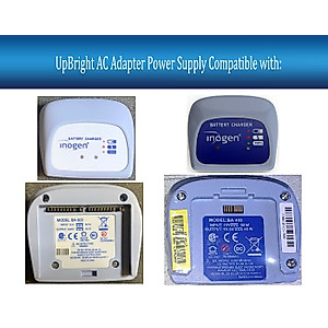 UpBright 19V 60W AC/DC Adapter Compatible with Inogen Battery Charger BA-303 BA303 BA-403 BA403 16.8V 45W (for BA-300 BA-316 Li-Ion BA-400 BA-408) CWT KPL-060K-VI KPL-060K-V1 19VDC 3.16A Power Supply