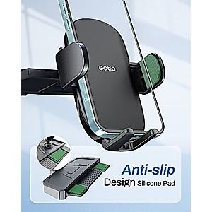 OQTIQ CD Phone Holder for Car, Sturdy CD Mount & Air Vent Car Phone Mount, [Silicone Pad Protection] for CD Player Car Phone Holder Compatible with iPhone 13, All Phones