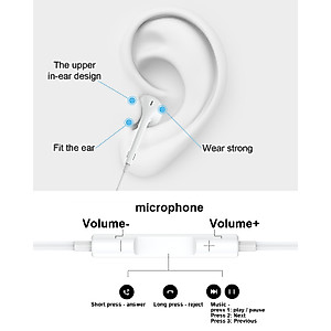 SKYCABLE USB Type C Headphones, 2-Pack, Wide Compatibility, Enhanced Audio Quality, Ergonomic Design, Convenient Remote Control & Microphone