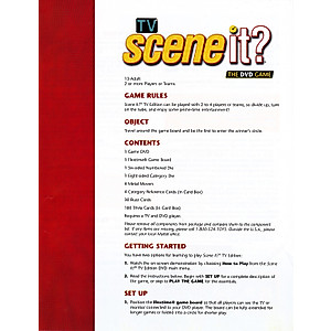 Scene It ? TV Edition Game