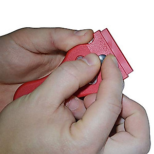 Werxrite RetraGuard Safety Razor Blade Scraper Induction Hob Glass Cooktop Stovetop & Other Hard Surface Cleaning Scraper Includes 5 Replacement Scraper Blades