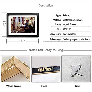 Dumb Movie Wall Art The Toilet Poster Funny Dumber Bathroom Art Frame 12"X16" (Movie 1, 12 in x 16 in)