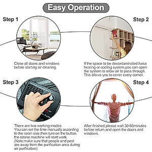 ALDIOUS Ozone Generator, 6000mg/h High Capacity Industrial Ozone Generator, Commercial Ozone Generator, Ozone Machine for Rooms, Smoke, Cars
