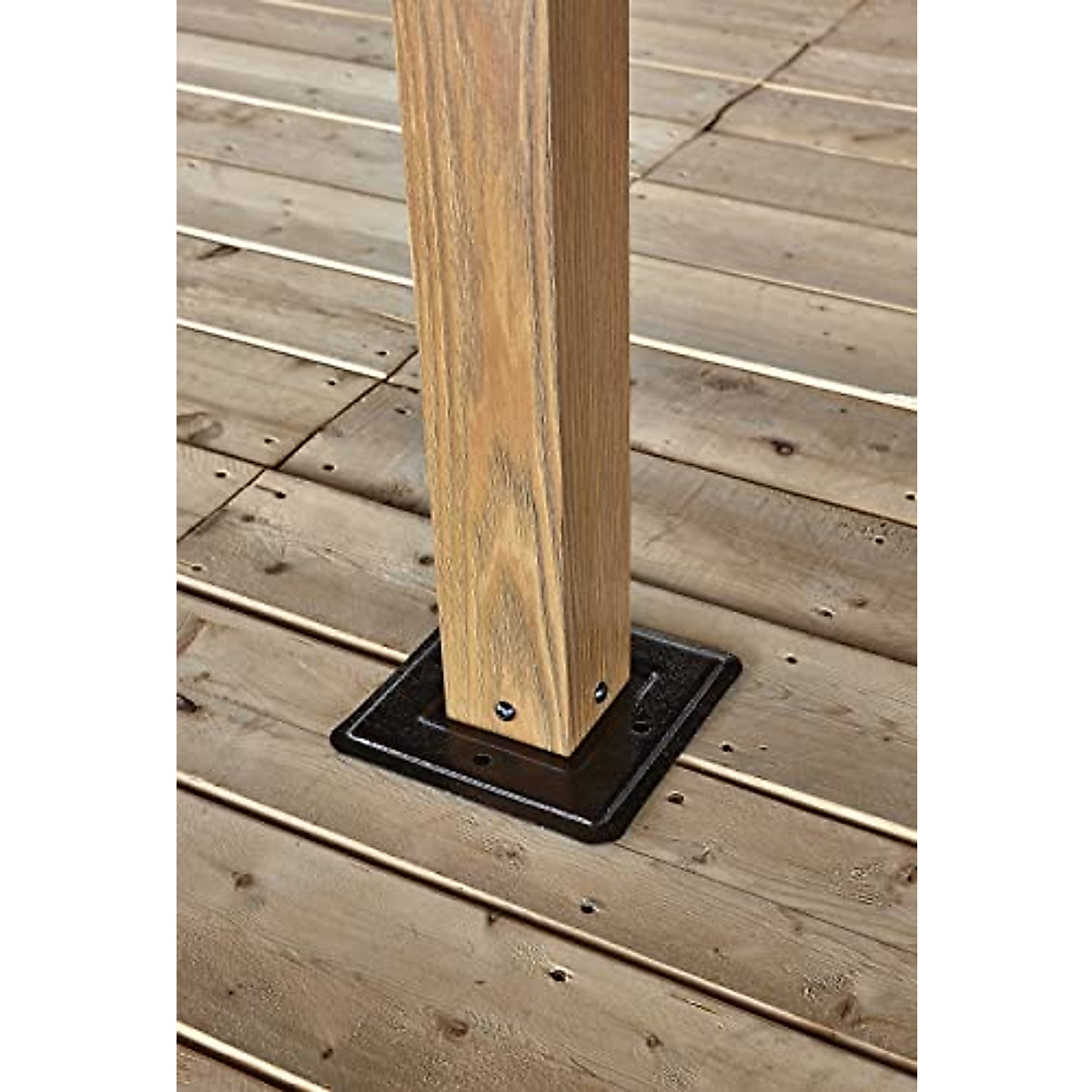 Sojag Outdoor 8' x 8' Sanibel Hardtop Gazebo Outdoor Sun Shelter, Wood Finish