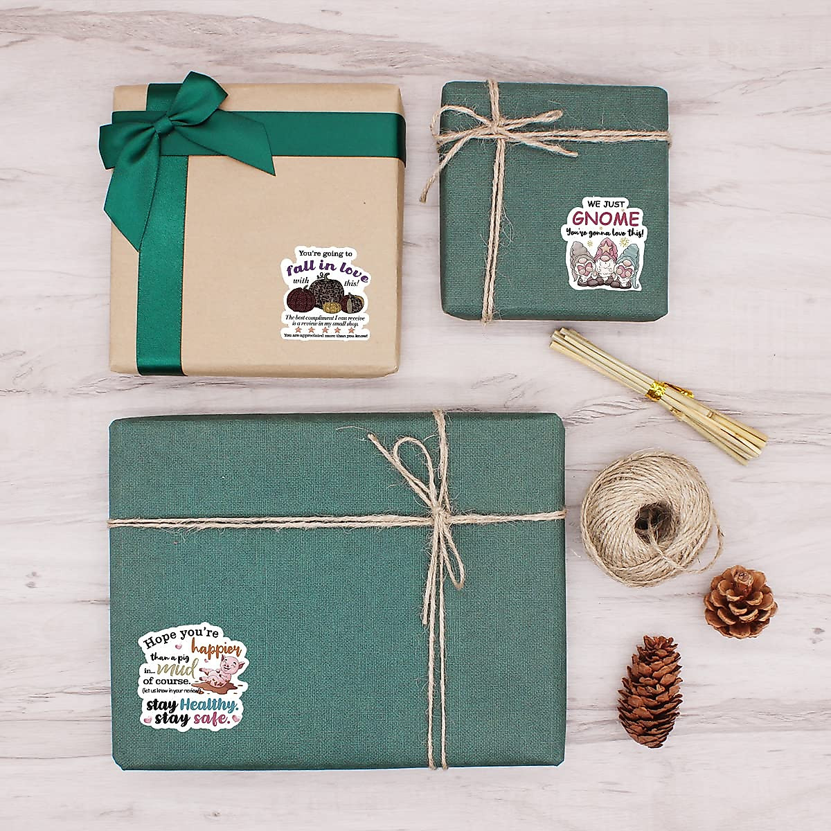 Hope You’re Happier Than A Pig Stickers,Thank You Stickers,Small Shop Stickers,Mail Envelopes Stickers Handmade Stickers for Small Business,Handmade Goods,Online Retailers,500 PCS