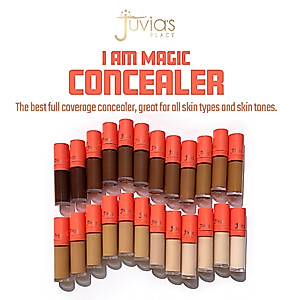 Juvia's Place I Am Magic Liquid Concealer - J15 Tan w/Neutral Undertone/0.34 fl oz, Full Coverage Concealer, Makeup Concealer, Hydrating Concealer, Waterproof Concealer, Long Wear Concealer