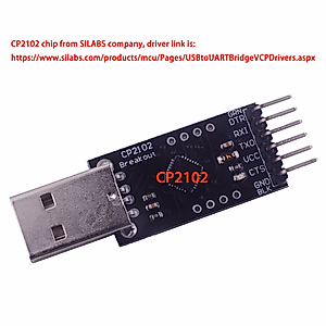 DIYmall 3PCS CP2102 USB to TTL Serial Module with DTR Pin, Converter Adapter STC Downloader Module for Arduino, ESP32-cam, GSM Relay, Pro Mini, Nextion Display, Beitian GPS