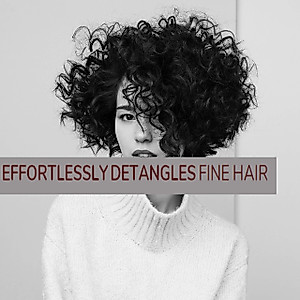 GIOVANNI 2chic Ultra-Volume Leave-In Conditioning & Styling Elixir - Builds Volume, Promotes Weightless Control for Fine/Thin Hair, Volumizing Formula with Papaya & Tangerine Butter, Color Safe - 4 oz