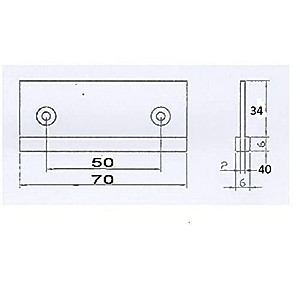 Richelieu Hardware BP46037010 2-inch (50 mm) Center-to-Center Aluminum Modern Cabinet and Drawer Edge Pull Handle for Kitchen, Bathroom, and Furniture