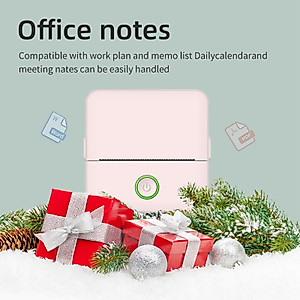 POEOSAS Mini Printer Sticker Printer - Wireless Mini Sticker Printer Machine, Pocket Mini Printer for iPhone, Bluetooth Portable Mini Thermal Printer for DIY, Journal, Notes, Memo, Birthday