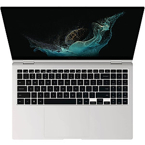 Best Notebooks New Galaxy Book2 Pro 360 15 inch 2-in-1 AMOLED Touch-Screen Laptop 12th Gen Intel Evo Core i7-1260P Stylus S-Pen Plus Pen Light Win 11 Pro (1TB SSD|16GB RAM|Silver) 15-15.99 inches
