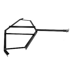 KUAFU Tow Behind Drag Harrow 66" Width W/Pin Style Hitch Compatible with ATV UTV Garden Lawn Tractor Adjustable Center Bars 50 Lbs