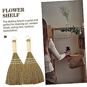 ORFOFE 6 Pcs Kitchen Cleaning Broom Mini Corn Broom Play Heavy-Duty Broom Mini Desk Broom Hand-Made Broom Home Sweeping Broom Cleaning Kit House ﻿ Cleaning Supplies Whisk Broom Miscanthus