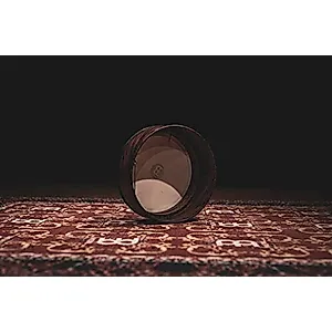 Meinl Percussion 14" Frame Drum, Extra Deep Shell Irish Bodhran-NOT MADE in CHINA-Goat Skin Head, Brown Burl, 2-YEAR WARRANTY, FD14IBO