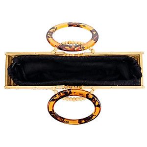 Bamboo Purse for Women Top Handle Bag Tote Bag with Inner Bag Satchel Hobo Bag Purses Gift for Women