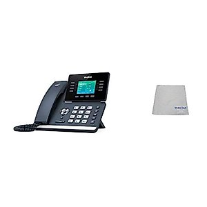 Yealink SIP-T54W IP Touch Screen SIP Phone with Power Supply and Global Teck Microfiber Cloth
