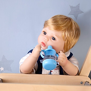 Milidool Reborn Baby Dolls, Lifelike Realistic Newborn Boy Doll, Gift for Grandma and Kids 3+