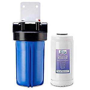 iSpring WDS80K Anti-Scale 10" x 4.5" Whole House Water Filter with Patented Scale Inhibitor