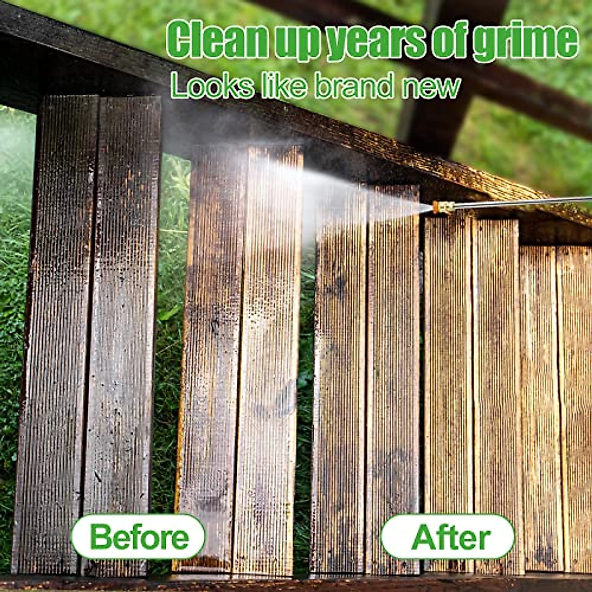 Electric Pressure Washer-3900PSI Max 2.6GPM Electric Power Washer Power Washers Electric Powered,4 Quick Connect nozzles, 25FT Hose, soap Tank car Wash Machine/Car/Driveway/Patio/Pool Clean Green