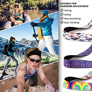 YR Floral Pattern Sunglass Straps, Soft And Durable Neoprene Material Floating Eyewear Retainers, 3 Packs. (Pattern-5)
