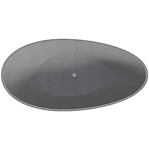 ALFI brand ABCO72TUB 72" Solid Concrete Tear Drop Freestanding Bathtub