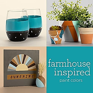 Apple Barrel Farmhouse Acrylic Paint Set, 12, 24 Fl Oz (Pack of 1)