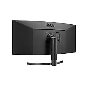 LG 34WL85C-B UltraWide 34” 21:9 Curved WQHD (3440 x 1440) IPS Display, sRGB 99% Color Gamut, HDR 10, Height / Tilt Adjustable Stand – Black