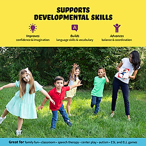 Action Kids Floor Game, Memory Matching Card Game, Toddler Movement Card Games, Interactive Game for Kids, Seek and Find Action Verb Cards Educational Toys