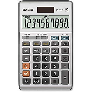 Casio Inc. JF-100BM Standard Function Calculator,Multicolor