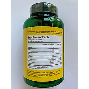 Children's Calcium Chewable Gummies with Vitamin D - Supplement for Adults Kids - Immune System Booster, Immunity Defense, High Absorption - Non GMO, Gluten Free 90 Gummies