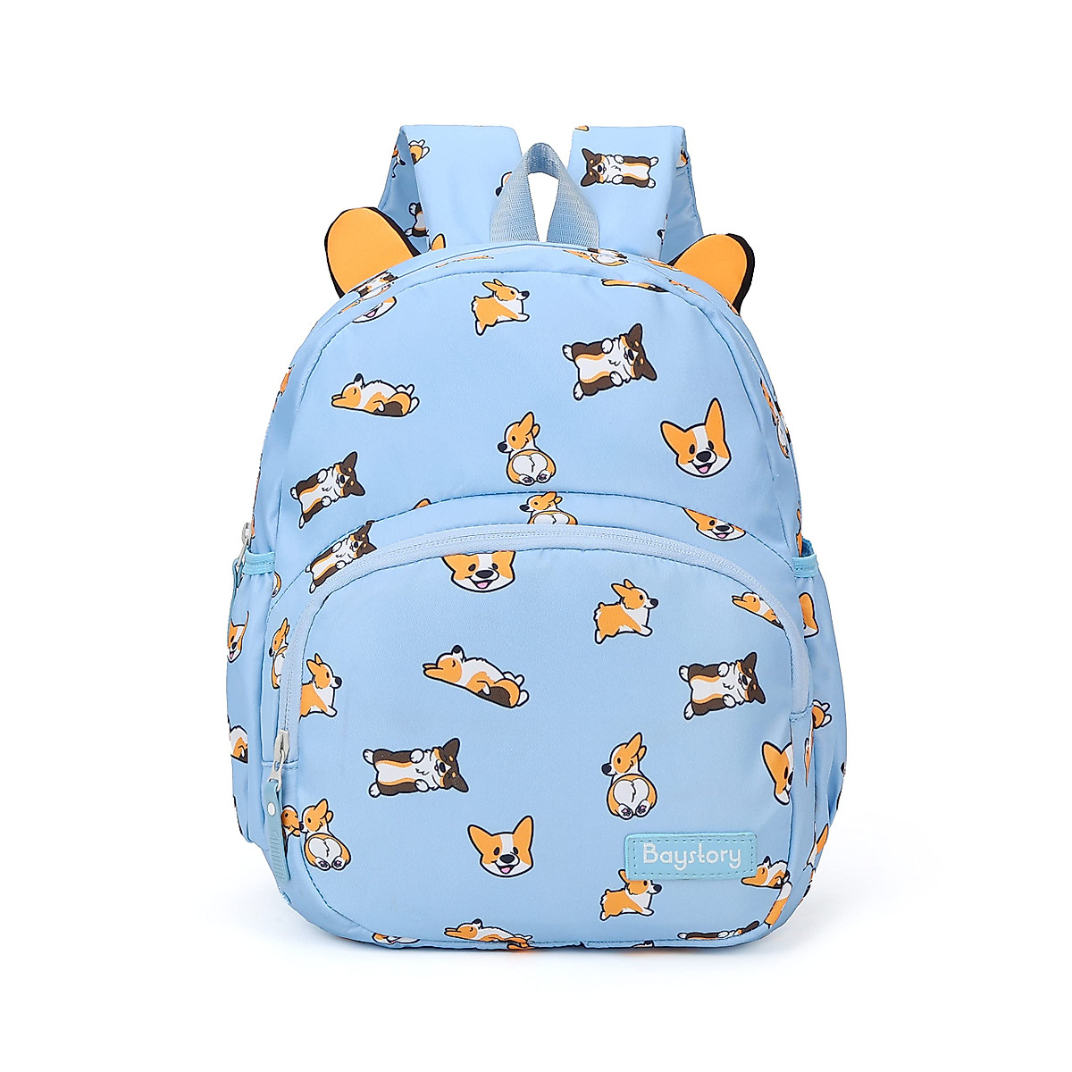 Baystory 12 Inch Corgi Kids School Cute Mini Backpack Durable Waterproof Multipurpose Backpack Ergonomic And Comfort for Kids (green)