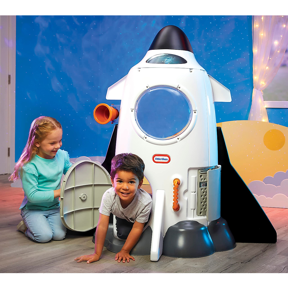 Little Tikes Adventure Rocket Realistic Space Astronaut Pretend Role Play for Kids, Boys, Girls, 2-6 Years Old, 40 x 18 x 18 inches