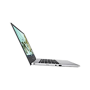 ASUS Chromebook CX1, 14" Full HD NanoEdge Display, Intel Celeron N3350 Processor, 64GB eMMC, 4GB RAM, Chrome OS, Transparent Silver, CX1400CNA-AS44FV
