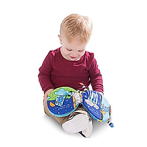 Melissa & Doug K's Kids Itsy-Bitsy Spider 8-Page Soft Activity Book for Babies and Toddlers - Cloth Baby Book And Sensory Toy With Textures To Grasp And Pages To Play Peekaboo, Ages 1 Month+