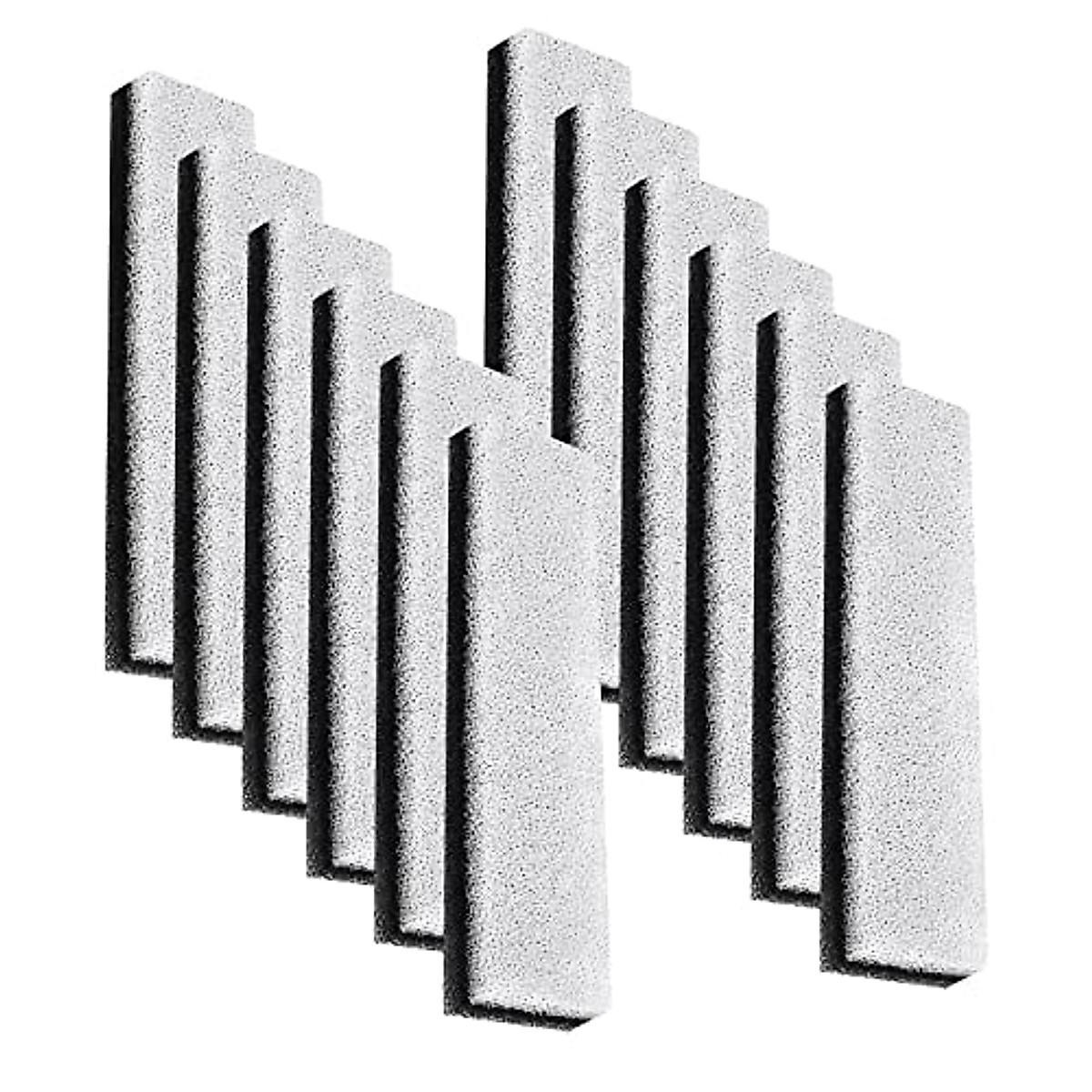 MyfatBOSS Pet Water Fountain Filter, Cat Dog Water Fountain Replacement Filters Compatible with WF020 Fully Transparency Water Fountain - 12 Pack