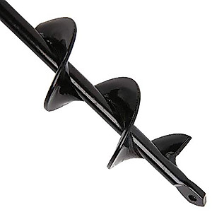 Auger Drill Bit, Auger Post Hole Digger, Auger Drill Bit for Planting 1.5''x18'' (4x45cm) Extended Garden Drill Auger Spiral Long Drill Bit Great Options for Planting 3/8” Hex Dril