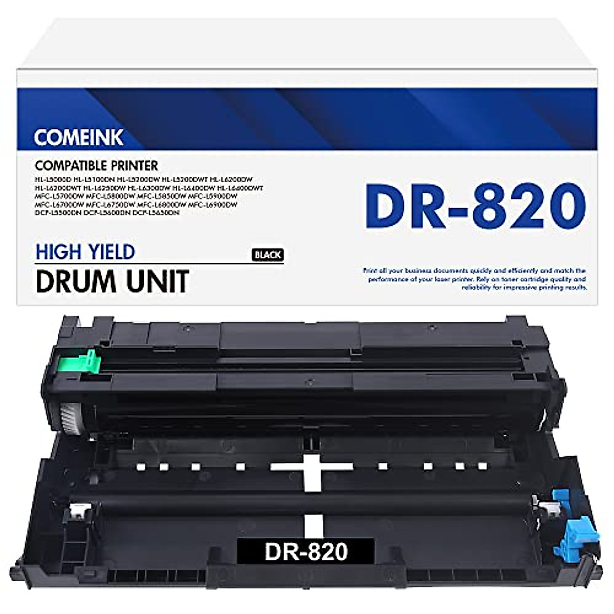 DR820 DR-820 DR 820 Drum: Compatible 1Pack TN850 Drum Replacement for Brother MFC-L5850DW MFC-L5900DW HL-L6200DW MFC-L6700DW MFC-L5800DW HLL6200DW HL-L5200DW L5200DWT HL-L5100DN Printer