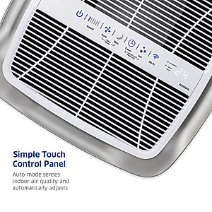 AIRDOCTOR AD5500i SMART HEPA Air Purifier for Extra Large Spaces & Open Concepts with UltraHEPA, Carbon & VOC Filters - Captures particles 100x Smaller than HEPA Standard (AirDoctor 5500i Smart)