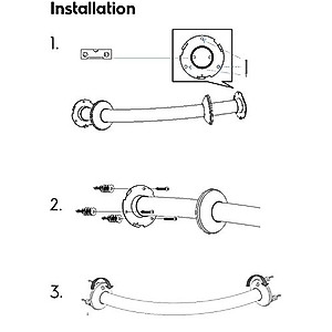 Electrolux 14ELCBAR01 Luxcare Corner Hanging Bar, One Size, Titanium