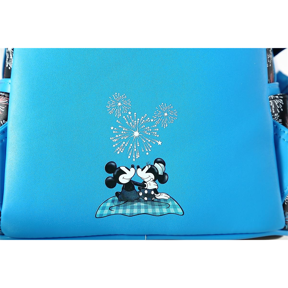 Loungefly Disney Mickey Mouse Fireworks Summertime Picnic Mini Backpack Exclusive