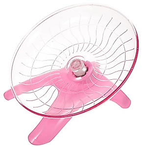 Mipcase Small Animal Exercise Wheels Hamster Wheels, Hamster Silent Chinchilla Wheel Household Rat Wheel Hedgehog Wheel Flying Saucer, Hamster Hamster Wheel