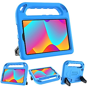 AVAWO TCL Tab 8 LE (9137w) / Tab 8 WiFi (9132x) 2023 Case for Kids, Children Friendly, Boys and Girls EVA Handle Stand Shockproof Tablet Cover for TCL Tab 8 LE/WiFi -Blue
